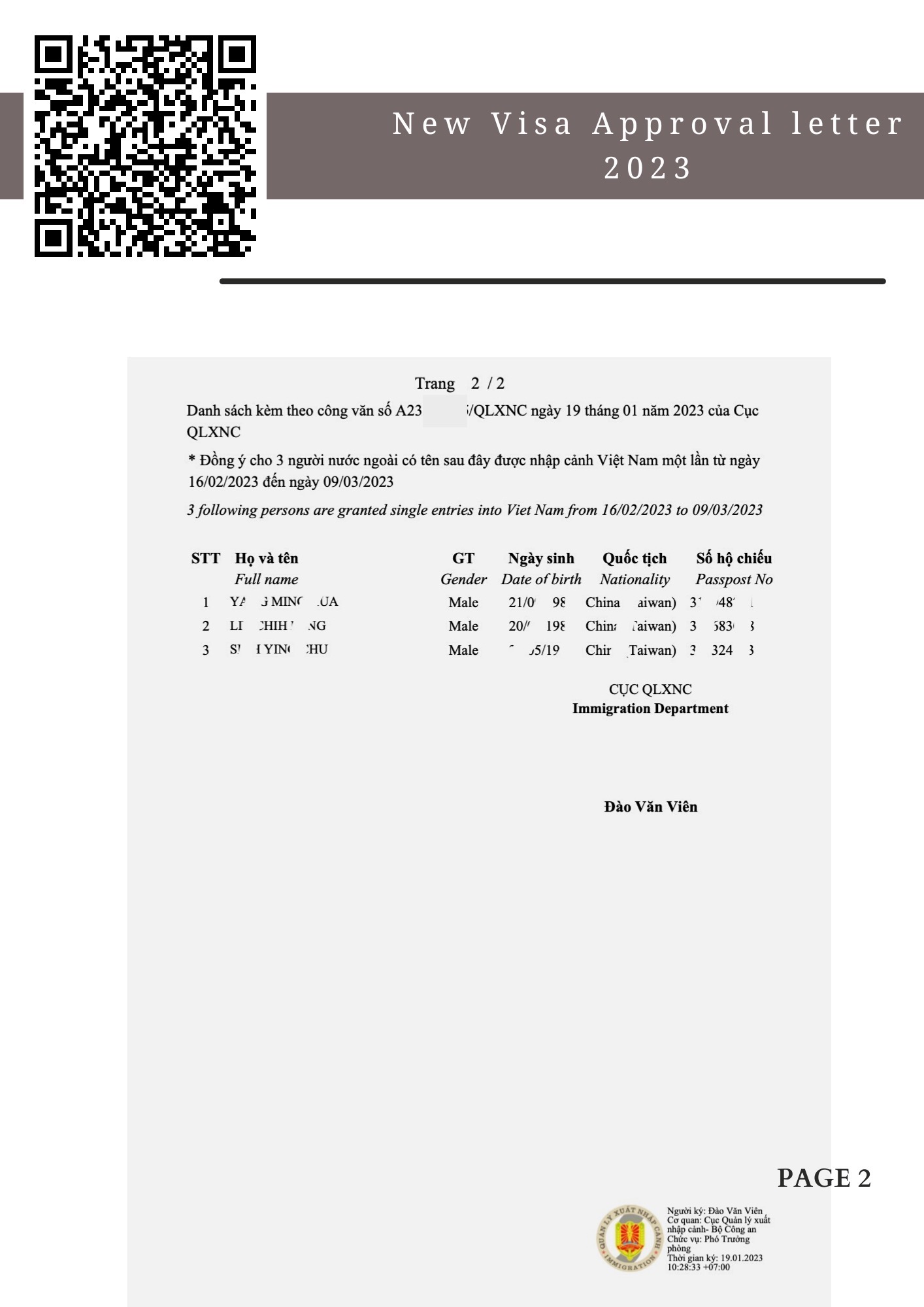 Update about Visa Approval Letter for Vietnam visa on arrival - 👉 ...